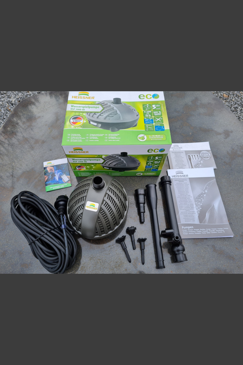 Heissner Smartline ECO Wasserspielpumpe (HSP3000-00) - Monolithique