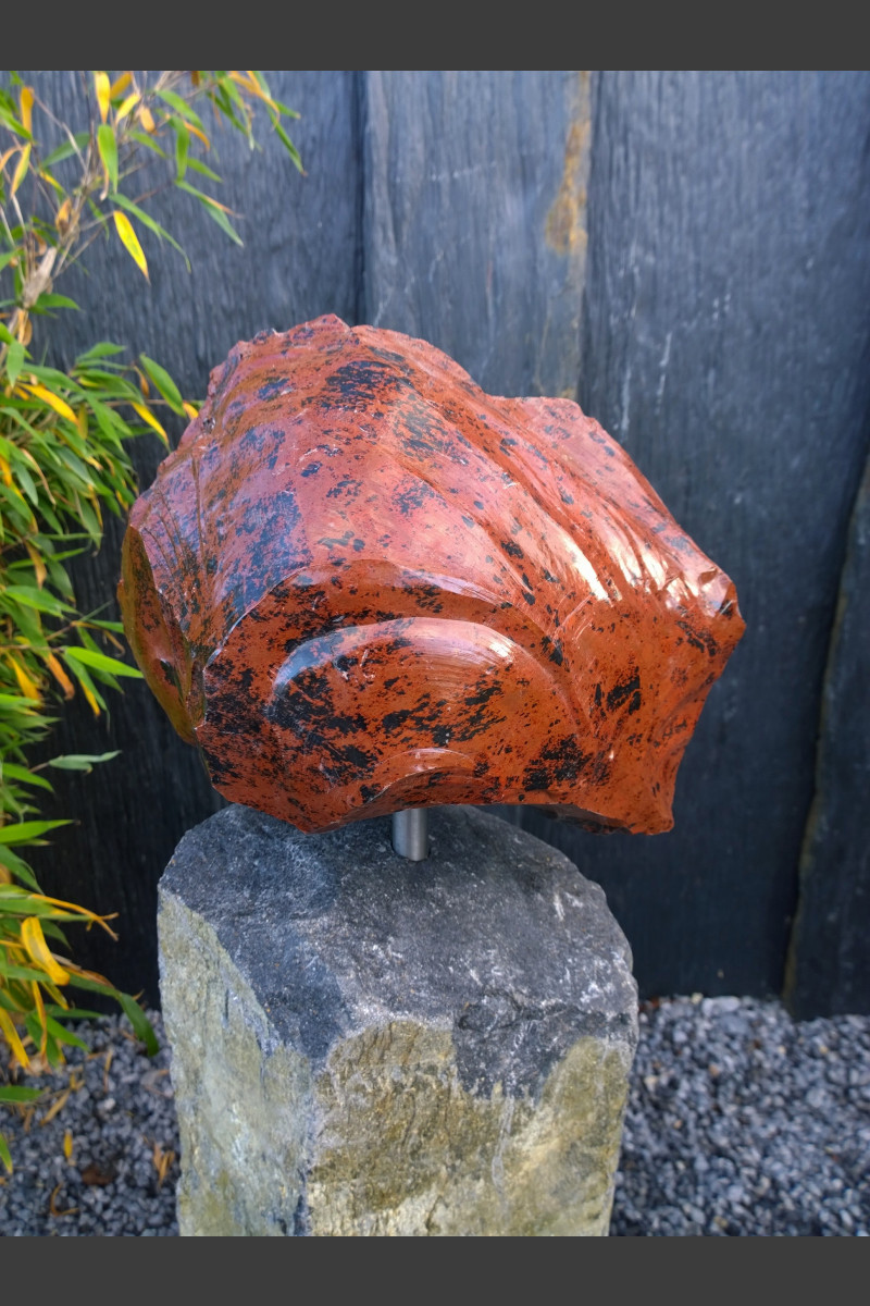 Monolith versteinertes Holz 80cm - Monolithique