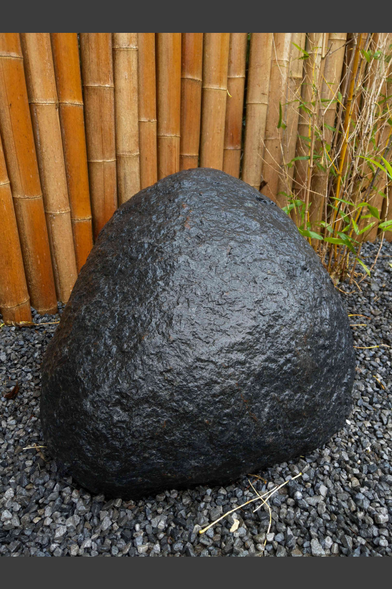 Basalt Findling 270kg - Solitärsteine - Monolithique