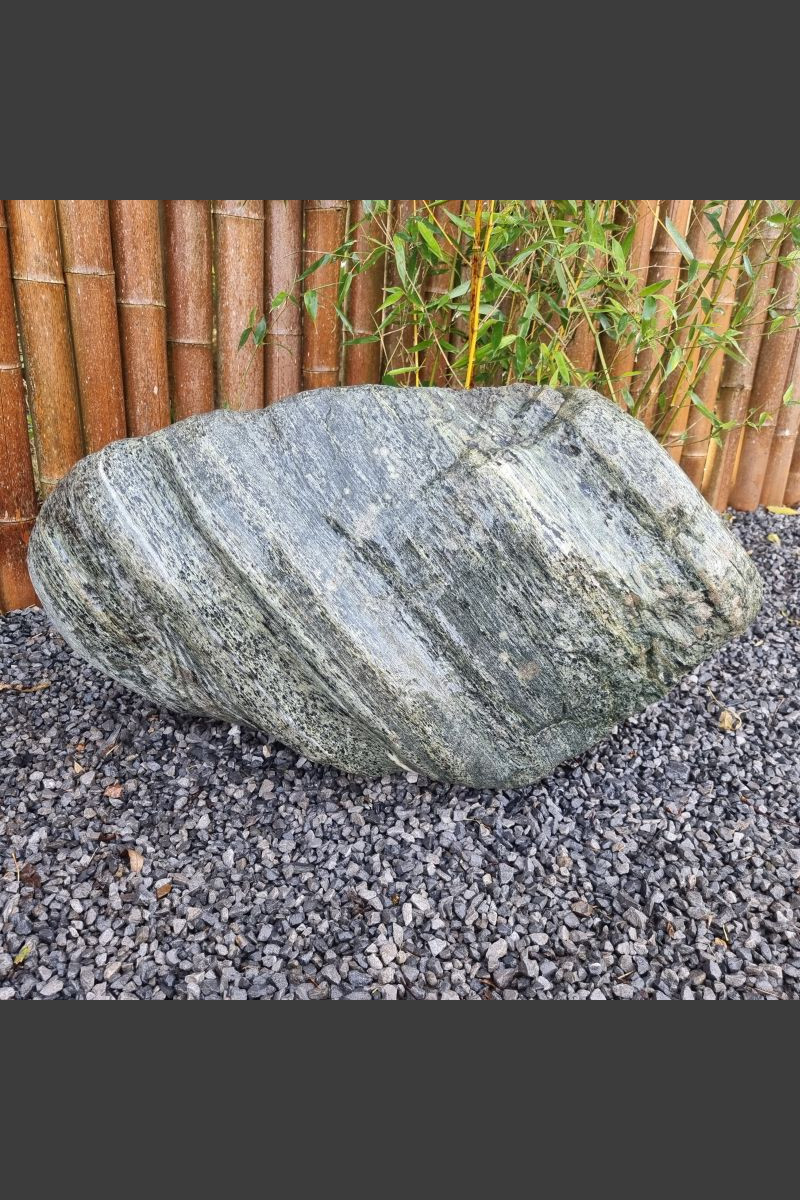 Grüner Granit Findling 317kg - Monolithique