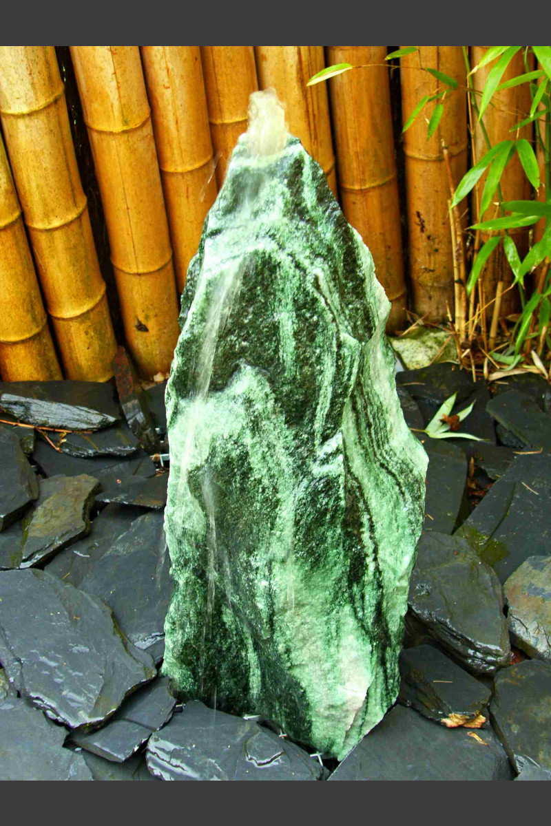 Kit Fontaine Monolithe Atlantis Quartzite vert 60cm - Fontaines ...