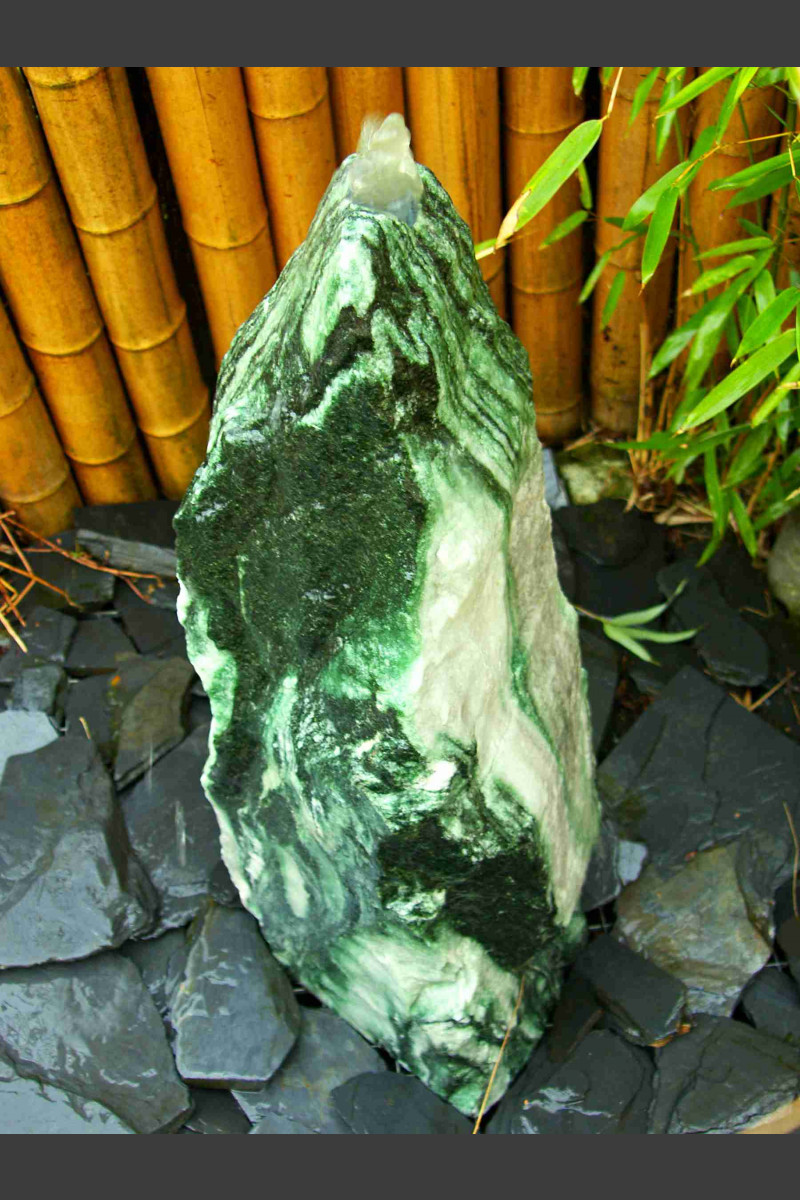 Kit Fontaine Monolithe Atlantis Quartzite vert 95cm - Quarzite ...