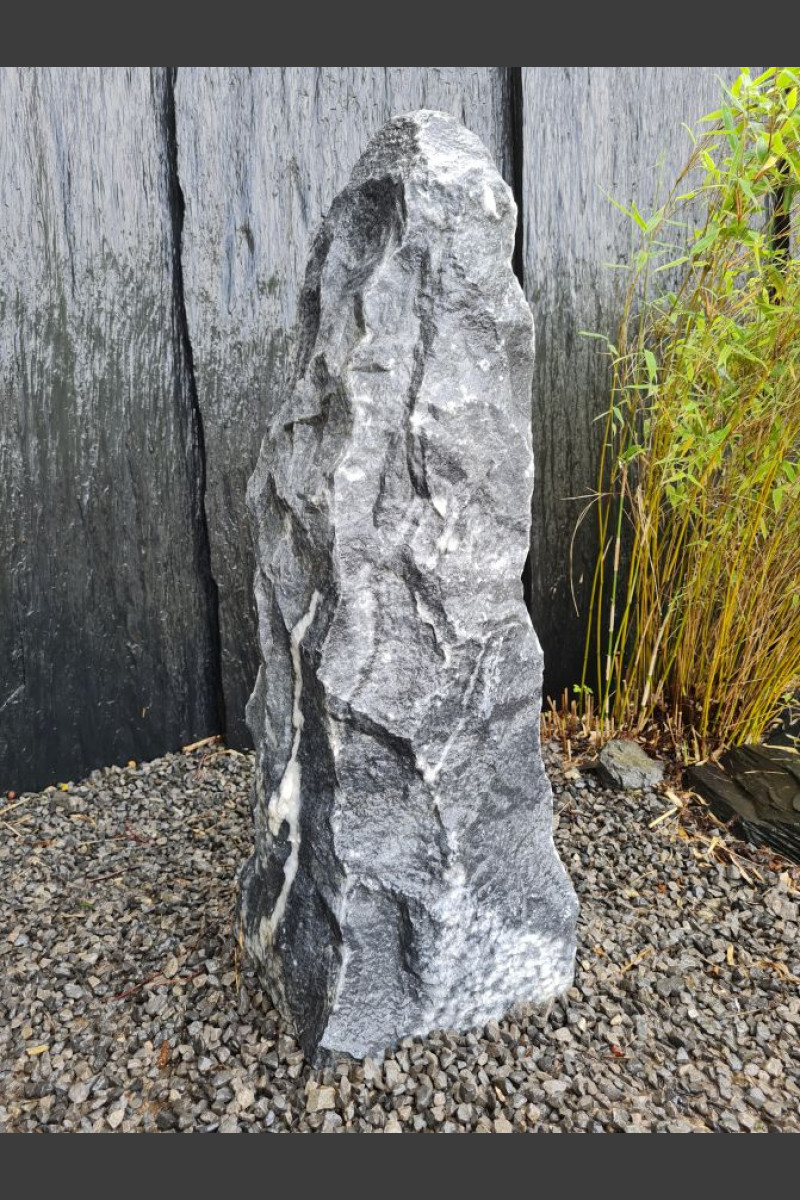 Alaska Marbre Monolith noir-blanc 90cm de haut - Marbre - Calcaire ...