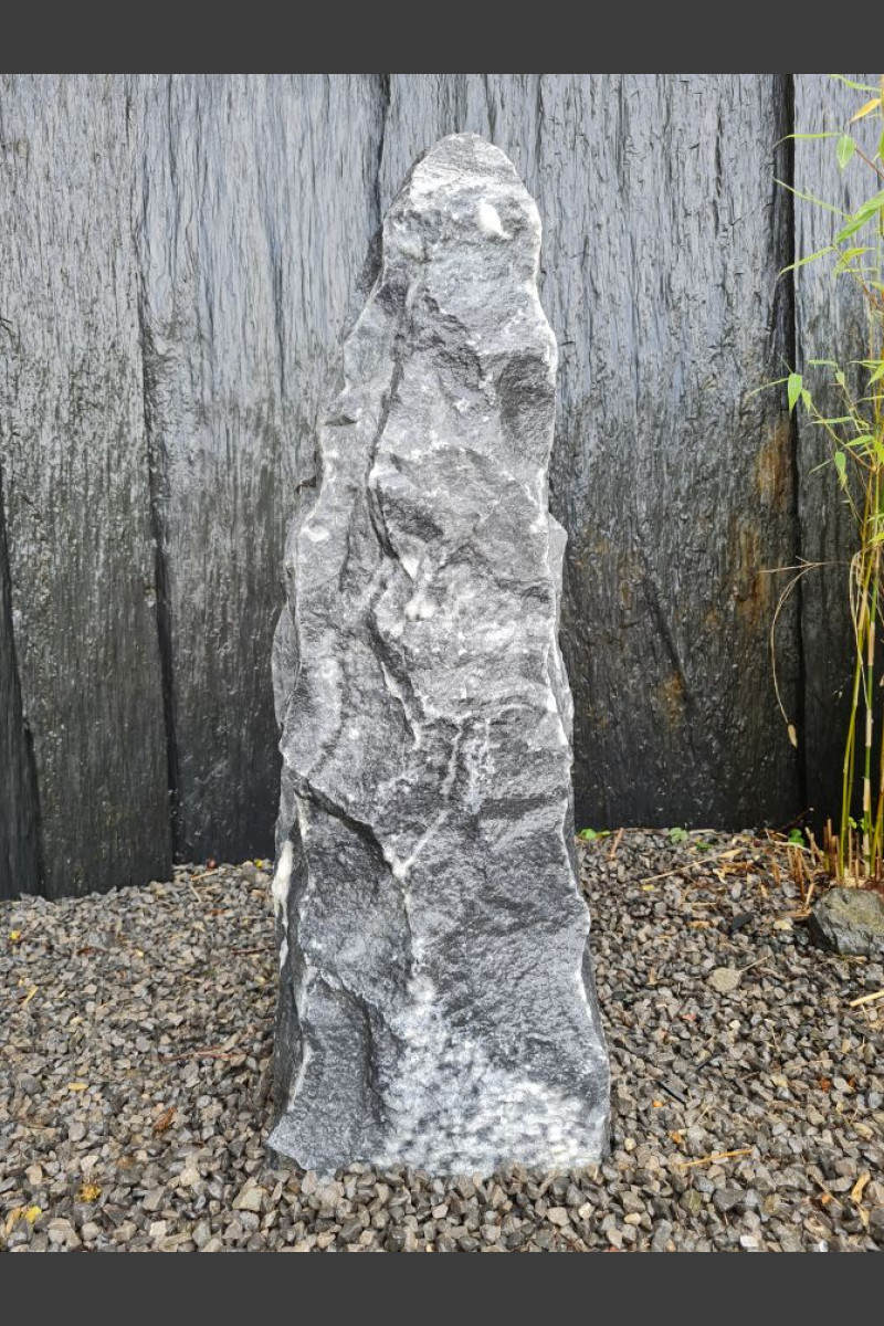 Alaska Marbre Monolith noir-blanc 90cm de haut - Marbre - Calcaire ...