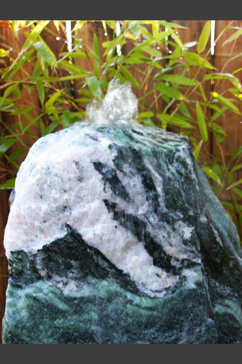 Kit Fontaine Monolithe Atlantis Quartzite vert 150cm - Fontaines Set ...