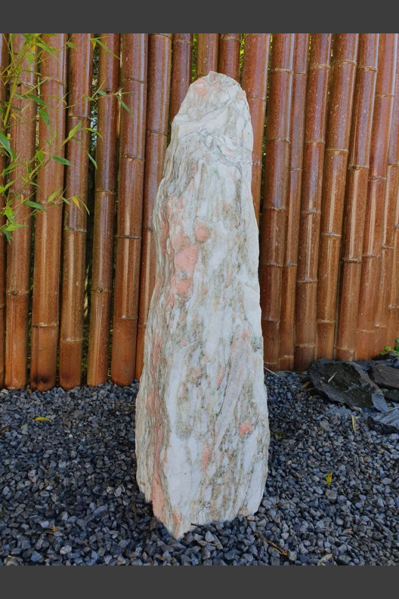 Pierre naturelle Monolith Norwegian Rosé 80cm - Marbre - Calcaire ...