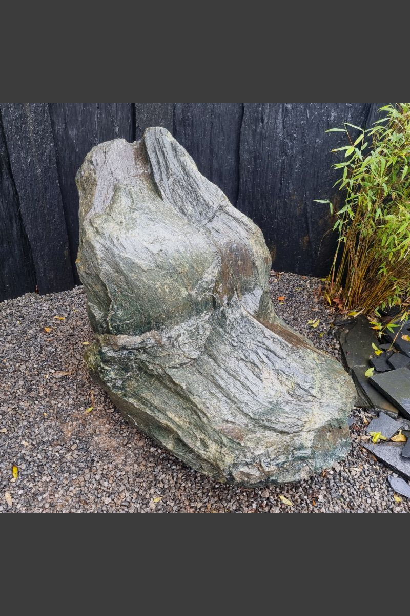 Roche Solitäre Schiste gris-brun 150cm - Monolithique