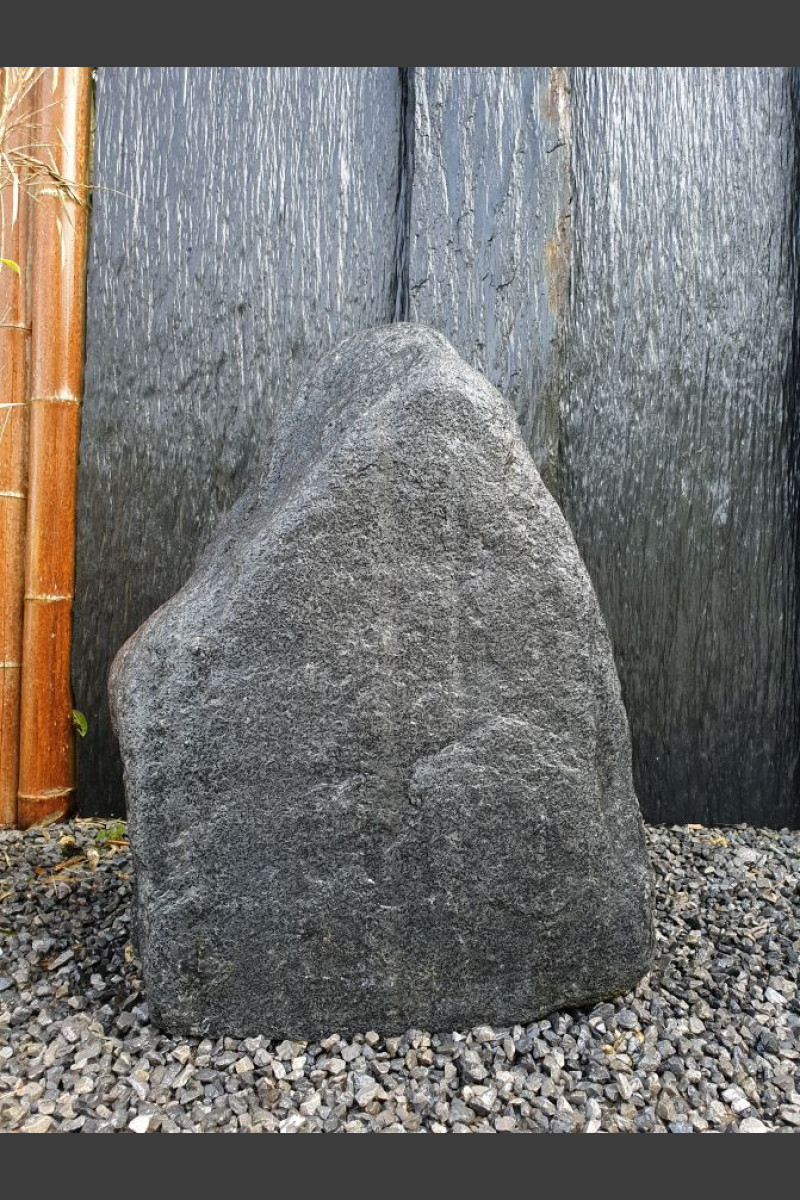 Rots van gijs-zwart Leisteen 130kg - Monolithique
