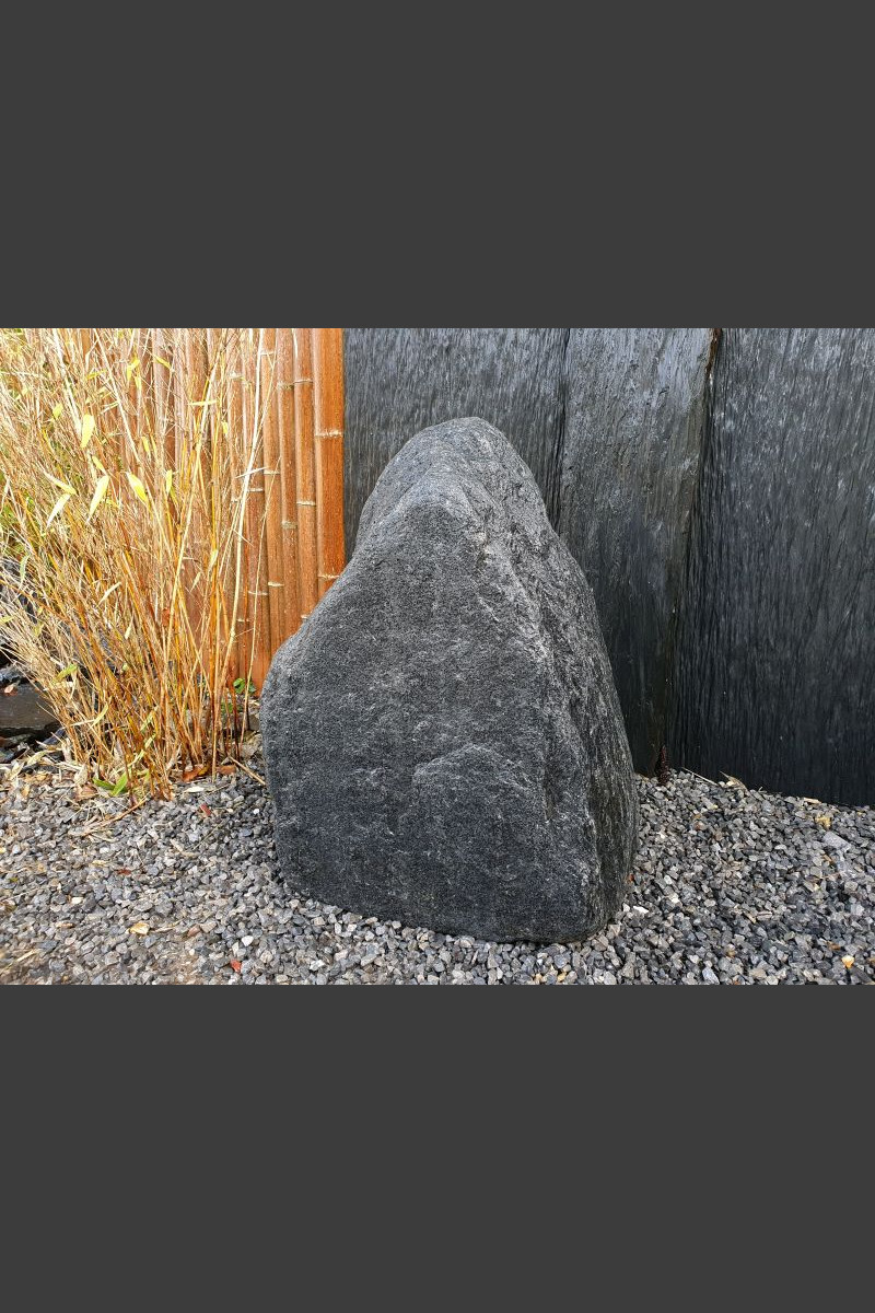 Rots van gijs-zwart Leisteen 130kg - Monolithique