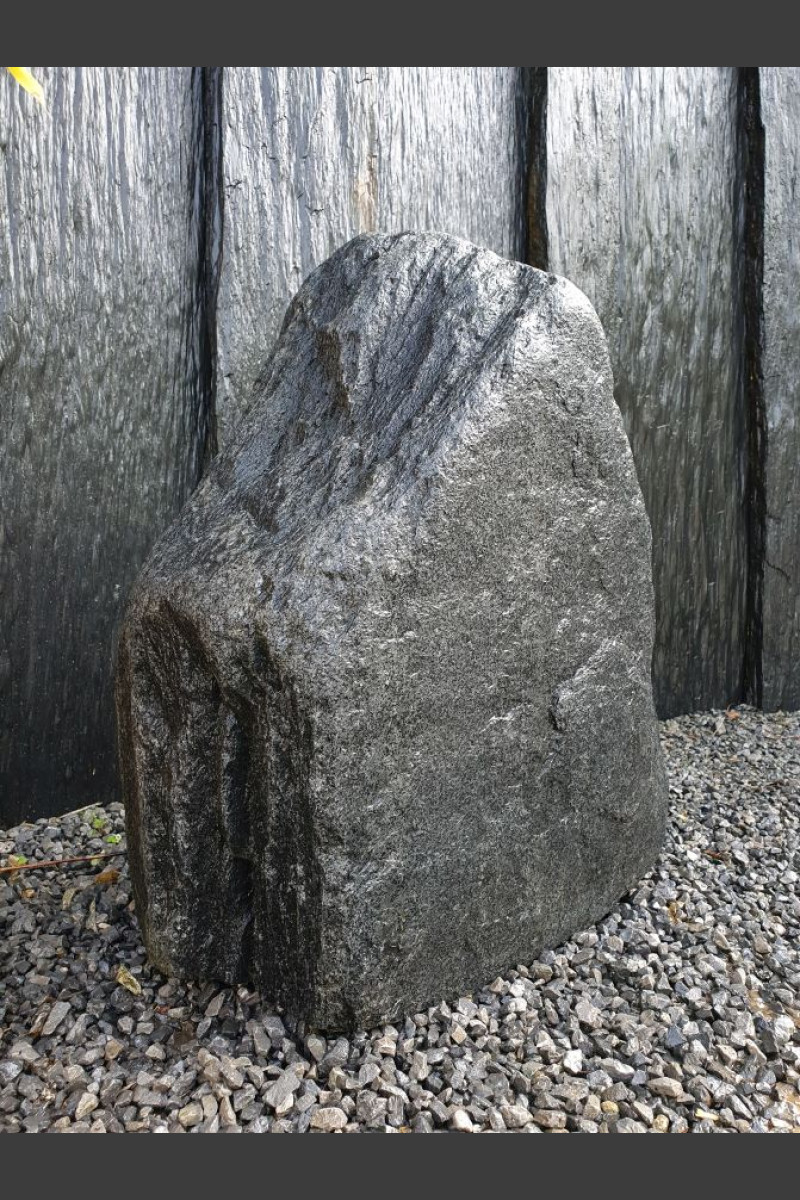Rots van gijs-zwart Leisteen 130kg - Monolithique