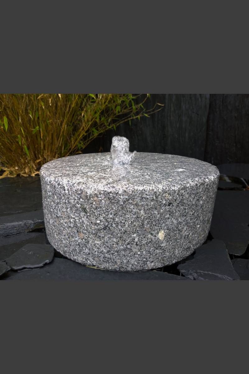 Bronsteen Molensteen van grijs Graniet 40cm - Waterornamenten ...